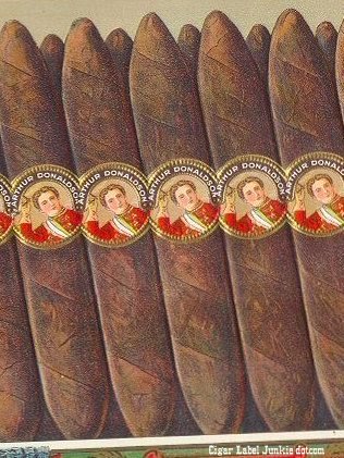 Featured Cigar Box Label (Arthur Donaldson) - Cigar Label Junkie dotcom