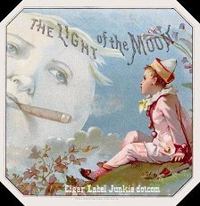 Bizarre - Winged/Moon Cigar Label Theme sub16x6 - Cigar Label Junkie dotcom