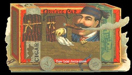 Smoking - Humor/Fantasy Cigar Box Label Theme - Cigar Label Junkie dotcom